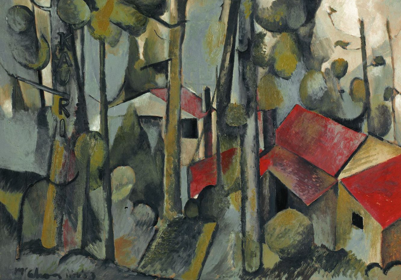 Urewera mural | Colin McCahon 100